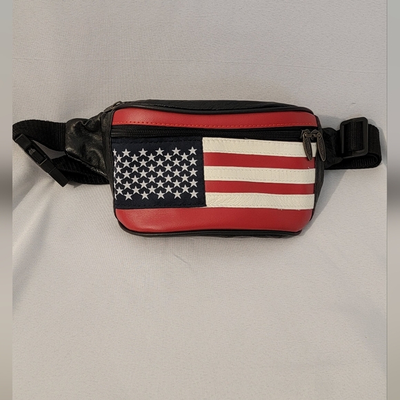 Tinder | Bags | Tinder American Flag Fanny Pack With Adjustable Strap ...
